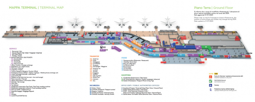 Terminal Maps • SACBO S.p.A.